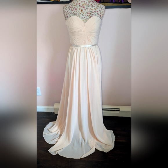 May Queen | Dresses | Elegant Cream May Queen Couture Strapless Gown ...